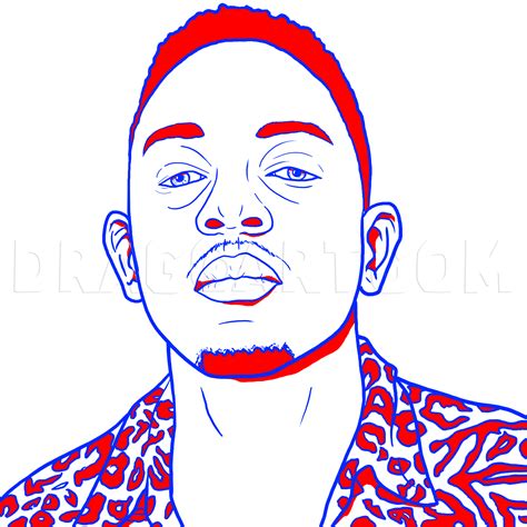 How To Draw Kendrick Lamar Kendrick Lamar Drawing Step By Step By