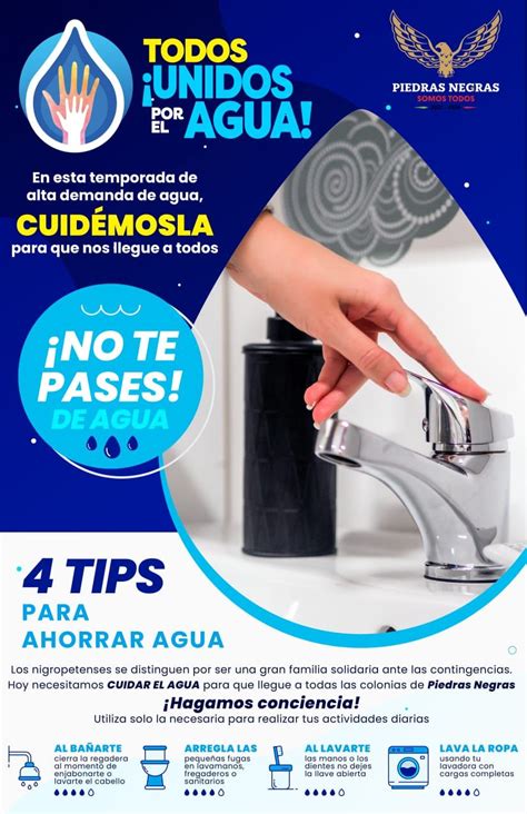 Lanzan Campaña De Ahorro Y De Cuidado Del Agua Y La Red De Drenaje La