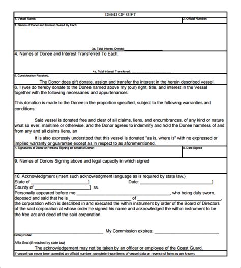 Free 12 Sample Deed Of T Forms In Pdf