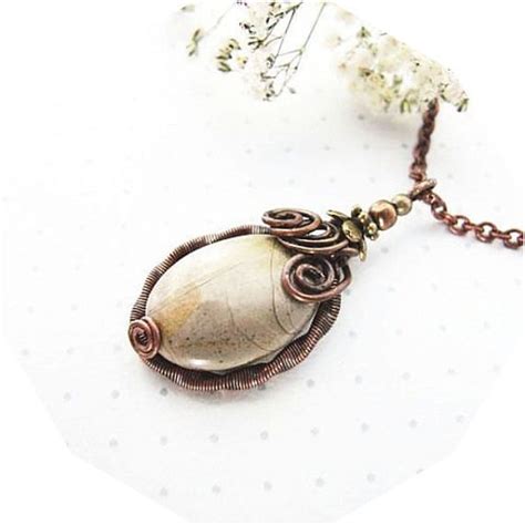Wire Wrapped Pendant Tutorial Jewelry Pattern Jewelry Tutorial Wire