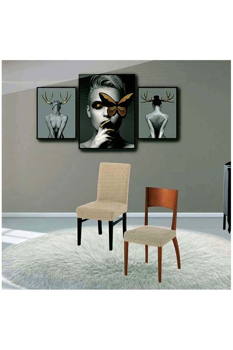 ΕΛΑΣΤΙΚΟ ΚΑΛΥΜΜΑ ΚΑΡΕΚΛΑΣ 2ΤΕΜ ΚΑΘΙΣΜΑ ΠΛΑΤΗ Sabrina Cream Sb Home Home Collection