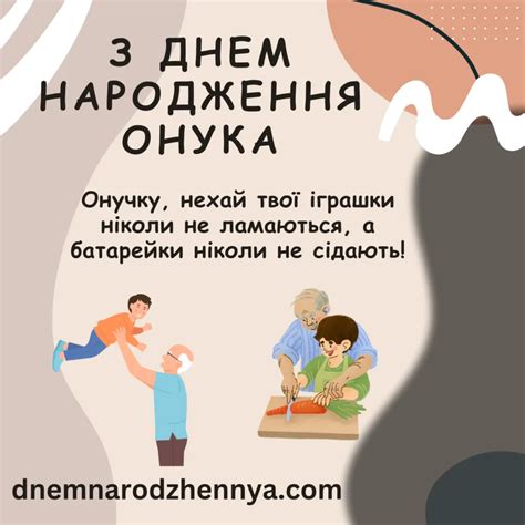 Привітання з Днем Народження Онука З Днем Народження