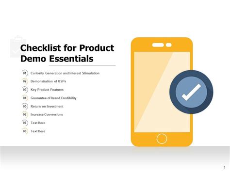 Demonstration Checklist Product Ppt Powerpoint Presentation Complete Deck