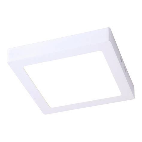 Luz Desing Plafon Led W Cuadrado Blanco Luz Exterior Aplicar Techo