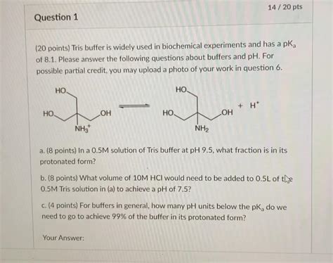 Solved 14 20 Pts Question 1 20 Points Tris Buffer Is