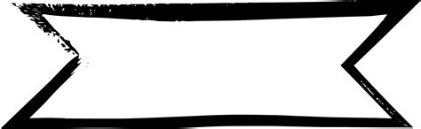 Ribbon Banner Abstract Rectangle Label Frame Vector Image