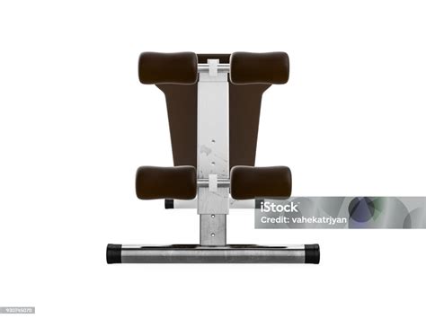 다기능 체육관 기계 흰색 배경에 고립 된 다시 보기 3d 렌더링 일러스트 레이 션입니다 3차원 형태에 대한 스톡 사진 및 기타 이미지 Istock