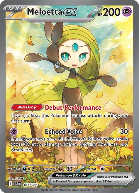 Wat Is Meloetta Ex 159086 Uit Black Bolt Waard Pokemonkaartnl