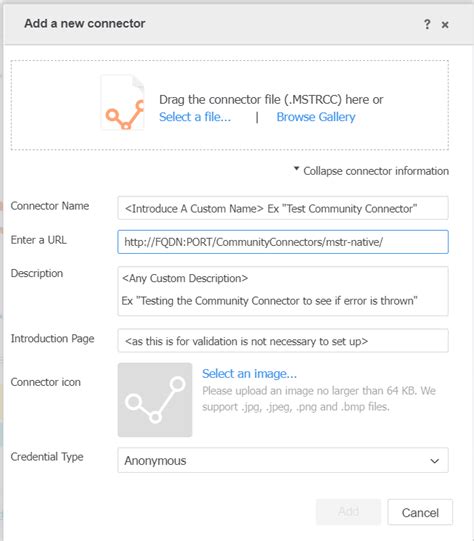 Kb485672 Microstrategy Community Connector Is Greyed Out Unclickable