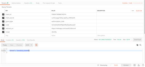 Discord Api Oauth2 Token Url Returns 401 · Issue 910 · Discorddiscord