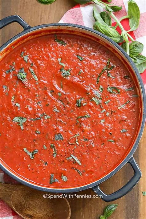 Easy Marinara Sauce Spend With Pennies