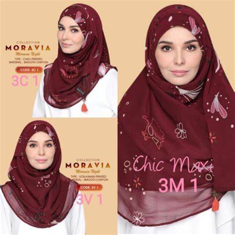Instant Hijab Morravia Chic Maxi Shopee Malaysia