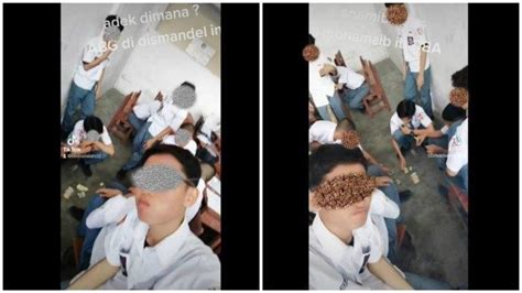 Viral Video Siswa Sma Merokok Dan Berjudi Di Dalam Kelas Kepala