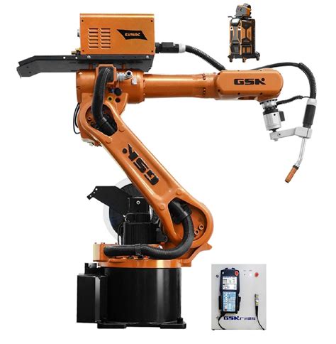 China Gsk Industrial Co2 Welding Mig Robot 6 Dof Robot Arm Stainless Steel Welding Machine For