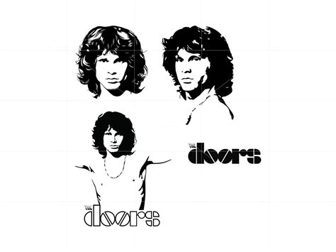 The Doors Jim Morrison SVG Vectorency