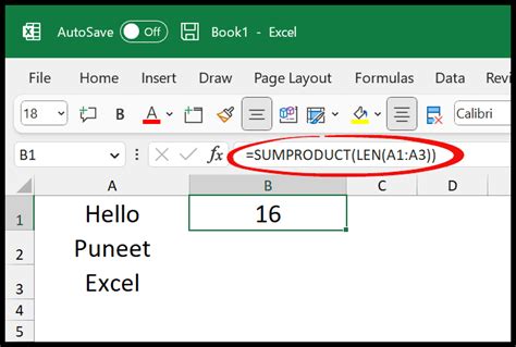 How To Count Characters In Excel Cell And Range