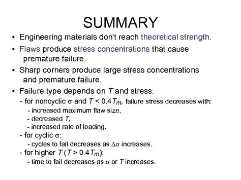 Chapter Mechanical Failure Failure Analysis ISSUES