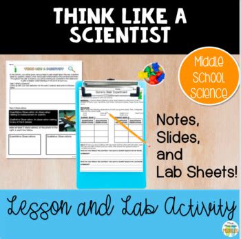 Think Like A Scientist Skill Intro Distance Learning By