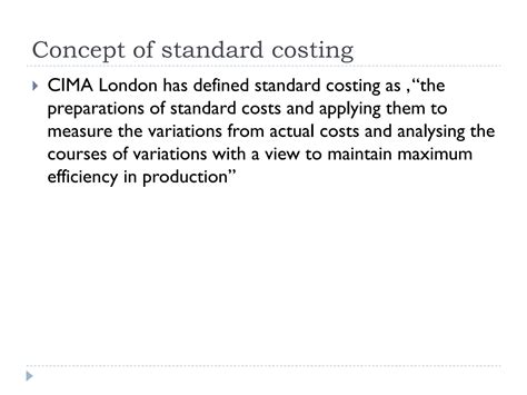 SOLUTION Standard Costing And Variance Analysis Studypool