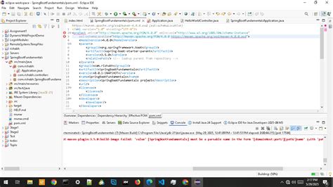 Java Error In Pomxml In New Spring Boot Application Stack Overflow