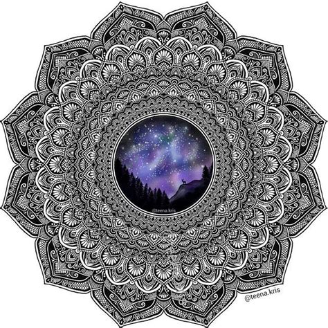 Teena Kris On Instagram “heres The Full Galaxy Mandala 🌌 Zoom In