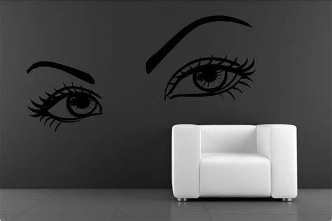 Large Sexy Eyes Vinyl Wall Art Stickers Graphics Custom Designscustom