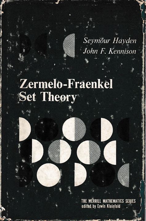 Zermelo Fraenkel Set Theory By Seymour Hayden John F Kennison Buono