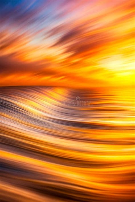 Warm Abstract Blurred Motion Defocused Wavy Pattern Stock Illustration Illustration Of Wavy