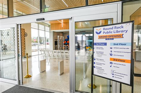 Round Rock Public Library Celebrates One Year In New Facility City Of