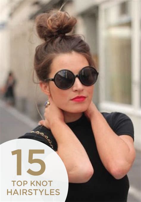 The 10 Best Celebrity Top Knots Penteados Cabelo Melhores Penteados