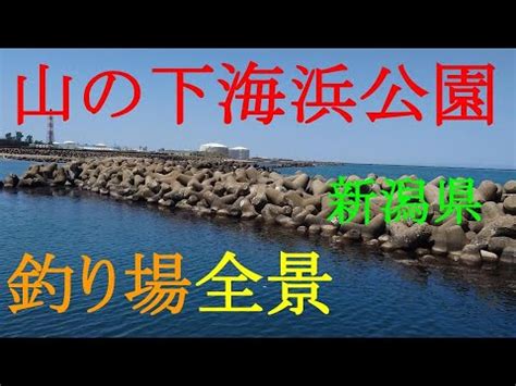 149釣り場新潟県 釣り 新潟市 東区 山の下海浜公園 キス アジ 2024年5月19日 昼夕 曇り YouTube
