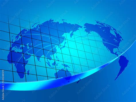 日本を中心とした世界地図 Stock Illustration Adobe Stock