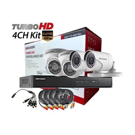 Kit 4 Ch Hik Vision Disque 500gb Plateau Expat Dakar