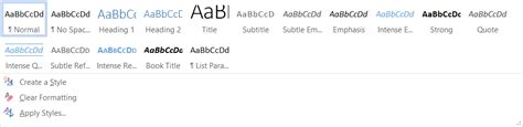 Understanding Styles In Microsoft Word A Tutorial In The Intermediate Users Guide To Microsoft