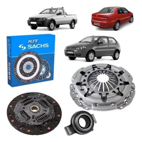Kit Embreagem Palio Siena Doblo Idea Strada Original Sachs