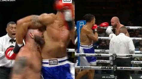 Ex Ufc Fighter Alan Belcher Tkos Opponent In Controversial Win At Misfits Boxing 8 Middleeasy