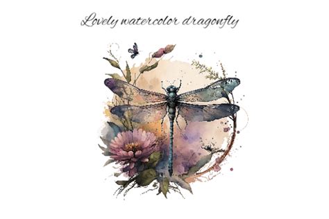 Watercolor Dragonfly Tattoo