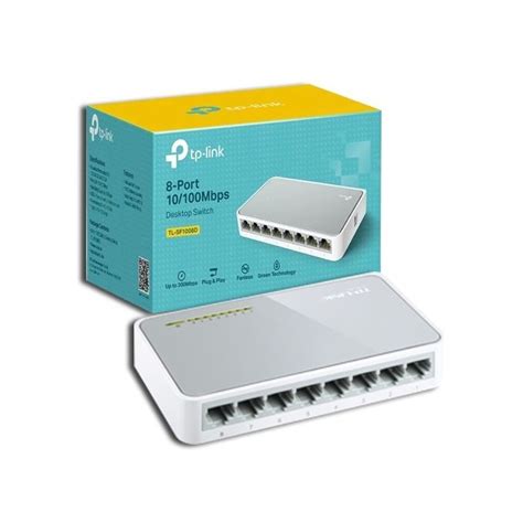 TL-SF1008D 8-Port 10/100Mbps Desktop Switch. - Spaceman IT Mart