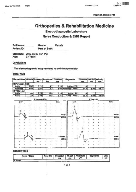근전도 검사결과지 해석 문의드립니다 지식in