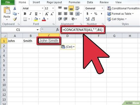 come concatenare stringhe di testo in microsoft excel