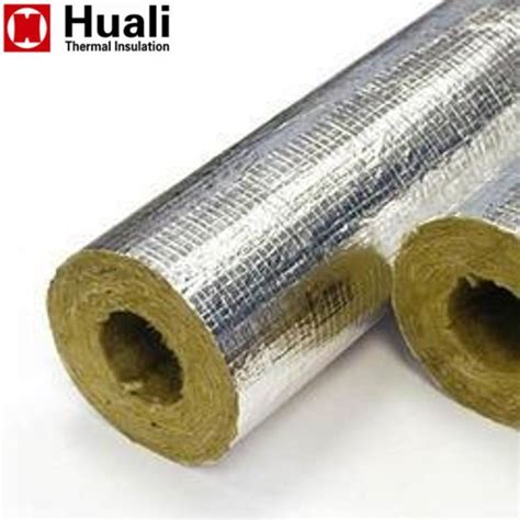 Steam Insulation Stone Rock Wool Pipe Glass For Exhaust Pipe Insulation