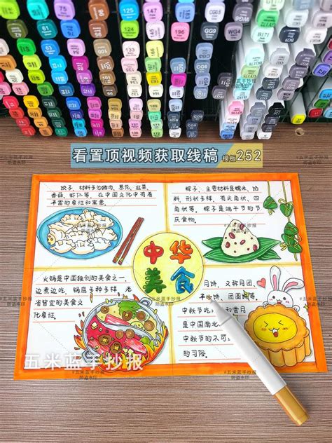画食物的手抄报（精选11张）手抄报图片大全