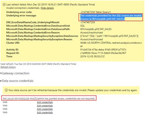 Solved Refresh Fails After Updating Active Directory Pass