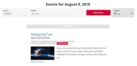 Event Calendar Sites Rutgers Documentation