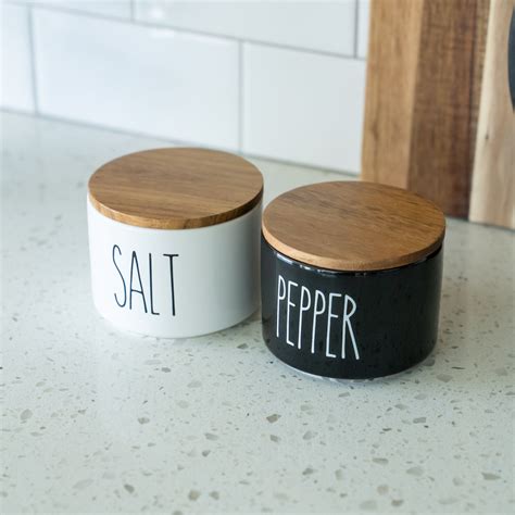 Ceramic Salt And Pepper Cellar Set Heartland Home