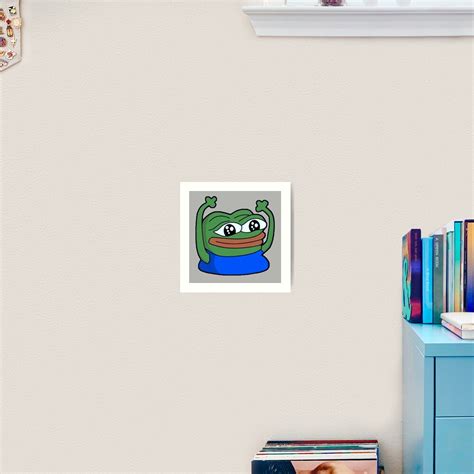 Pepe Meme Peepo Happy Art Print For Sale By Kxwee Redbubble