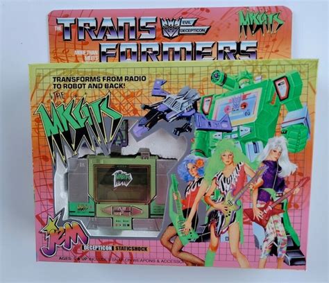 Transformers Jem And The Holograms Misfits Soundwave Custom 100 Complete