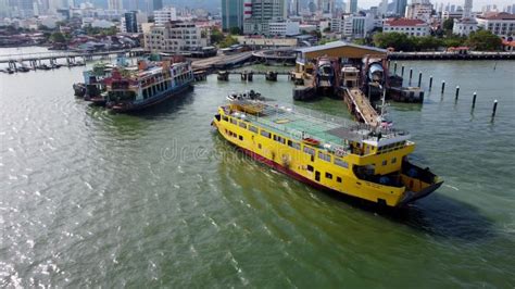 Yellow Roro Ferry Reach Jetty Stock Video Video Of Famous Travel 238696859