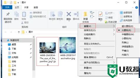 电脑图片显示不能预览是什么原因 电脑图片显示不能预览的处理方法 U教授