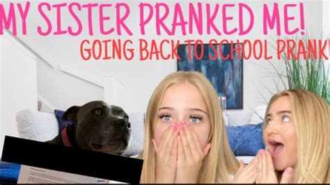 My Sister Pranked Me I Cried Youtube